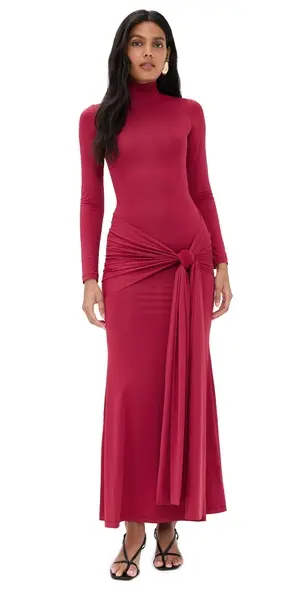 Bardot Tie Detailed Evening Dresses