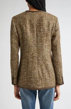 GOLDEN GOOSE Journey Boxy Tweed Jacket