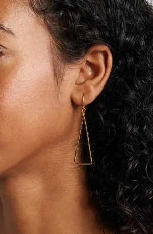 KIARA BY KI-ELE Estelle Triangle Drop Earrings