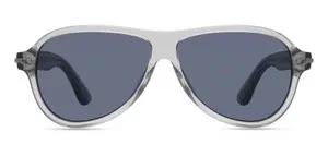 Italia Independent Cemento Aviator Sunglasses Full Rim - Grey