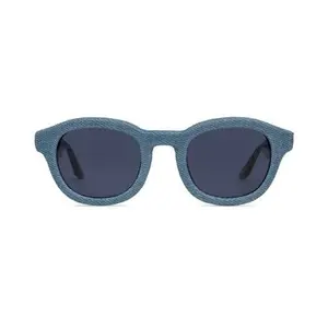 Italia Independent Cameo Sunglasses - Light Blue Denim