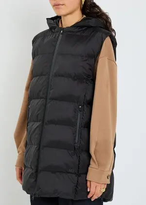 Max Mara Lodola Quilted Shell Gilet - Black