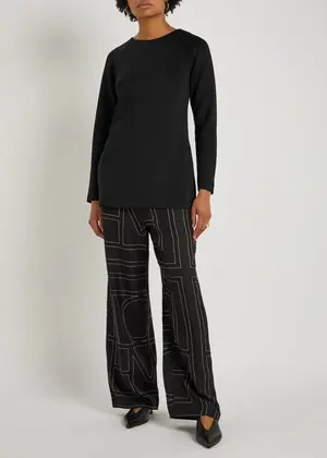 Max Mara Undici Stretch-jersey Top