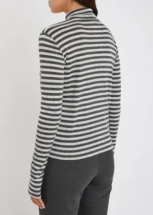 Max Mara Striped Jersey Top