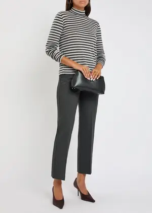 Max Mara Striped Jersey Top
