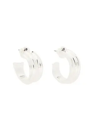 Jenny Bird Lennon Hoop Earrings - Silver