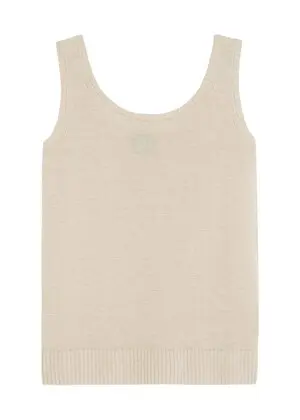 Max Mara Baccano Linen-knit Tank