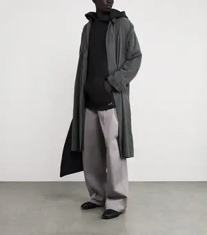 MAISON MARGIELA Cotton Relaxed Hoodie - Black