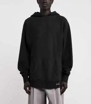 MAISON MARGIELA Cotton Relaxed Hoodie - Black