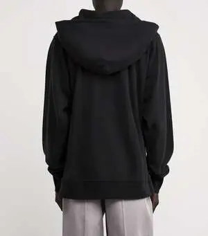 MAISON MARGIELA Cotton Relaxed Hoodie - Black