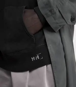 MAISON MARGIELA Cotton Relaxed Hoodie - Black