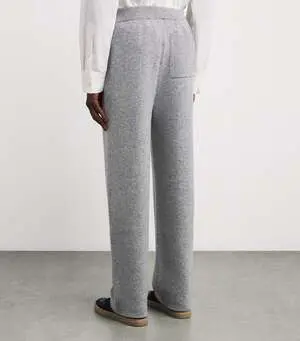 Johnstons Of Elgin Cashmere-wool Relaxed Sweatpants