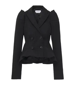 Alexander McQueen Stretch-wool Structured Blazer