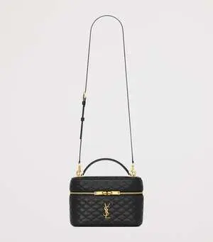 Saint Laurent Large Gaby Vanity Shoulder Bag - Black