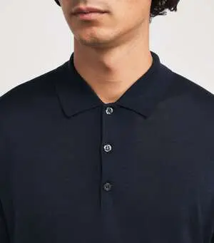 John Smedley Extra Fine Merino Long-sleeve Herbie Polo Shirt