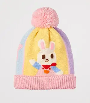 MIKI HOUSE Pom-pom Beanie Hat