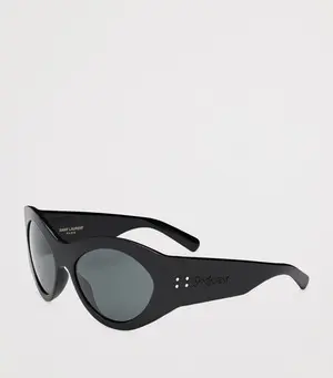 Saint Laurent Acetate Butterfly Sunglasses