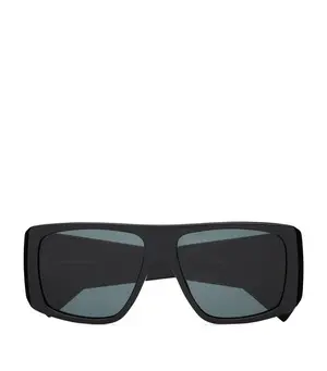 Saint Laurent Flat-top Sunglasses - Black