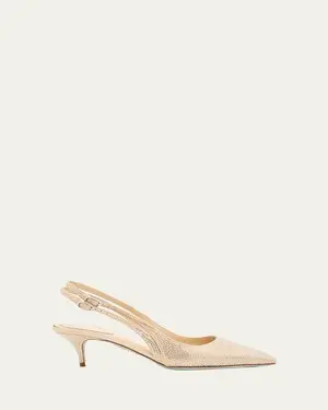 Rene Caovilla Olivia Embellished Slingback Pumps
