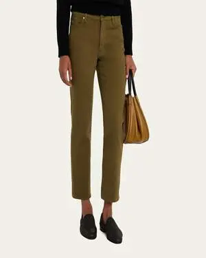 FRAME The Borrowed Denim Pants - Green