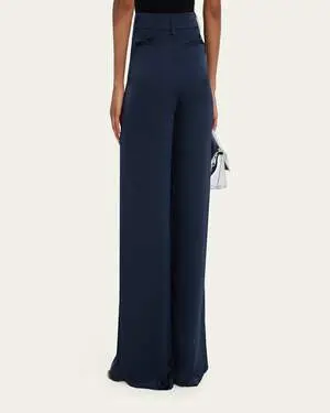 Ramy Brook Oscar Wide-leg Satin Pants