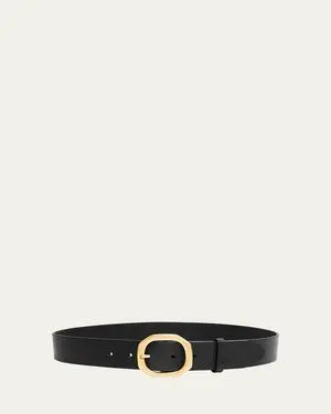 Rag & Bone Audrey Leather Belt - Black