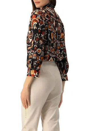IVONNE Printed Long Sleeve Shirt