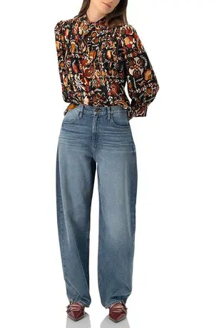 IVONNE Printed Long Sleeve Shirt