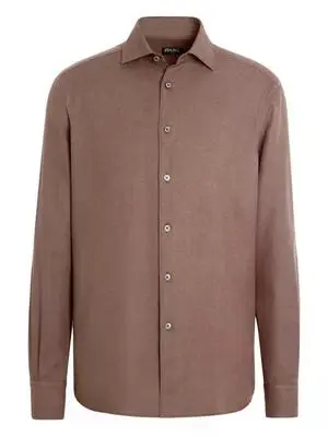 Zegna Cashco Shirt - Brown