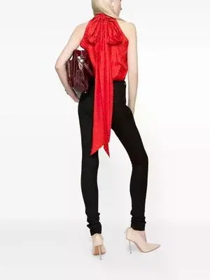Acne Studios Bow-detail Asymmetric Top