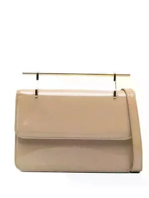 M2malletier Leather Clutch With Top Handle