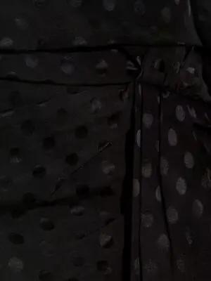 Isabel Marant Étoile Polka-dot Draped Mini Skirt