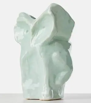 SERAX After Midnight Owl Small Stoneware Vase Marni - Blue