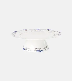 SERAX Midnight Flowers Anemone Milk Porcelain Cake Stand Marni - White