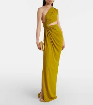 Alex Perry Draped One-shoulder Gown