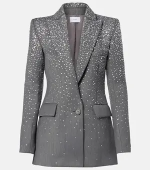 ALEX PERRY Alex Perry Crystal-Embellished Blazer