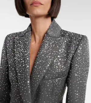 Alex Perry Crystal-embellished Blazer