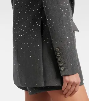 Alex Perry Crystal-embellished Blazer