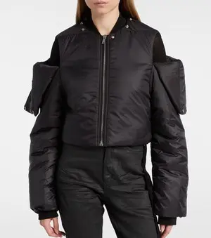 Rick Owens Convertible Puffer Jacket - Black