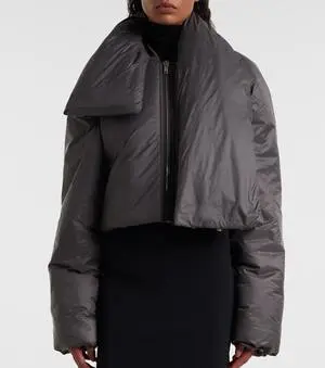 Rick Owens Convertible Puffer Jacket - Brown