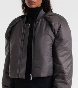 Rick Owens Convertible Puffer Jacket - Brown