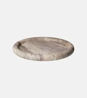 101 COPENHAGEN Enkei Medium Travertine Tray - Grey