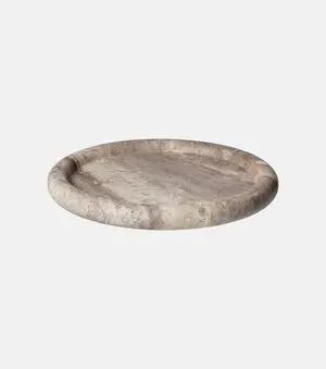 101 COPENHAGEN Enkei Medium Travertine Tray - Grey