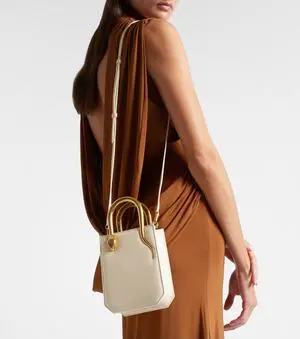 BVLGARI Serpentine Small Leather Top-handle Bag