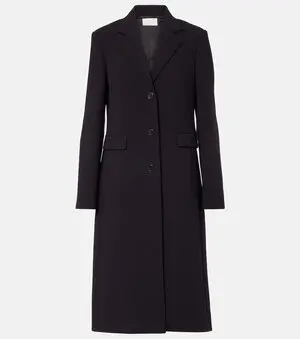 THE ROW Cerys Wool-blend Coat - Black