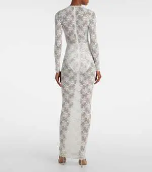 Alex Perry Sheer Lace Gown
