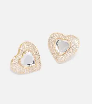 SELF-PORTRAIT Crystal-embellished Stud Earrings
