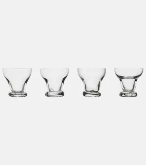 MILENA KLING Overflow Set Of 4 Glasses - Transparent