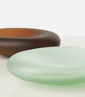 MILENA KLING Seaglass Medium Glass Decorative Object - Green
