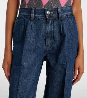 FRAME High-rise Wide-leg Jeans